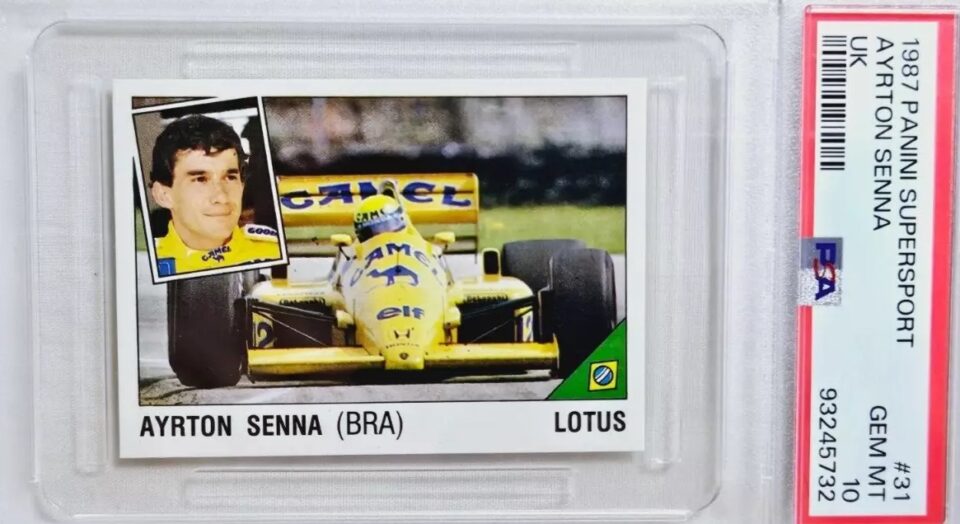 2024 Top F1 Trading Card Sales F1 nut