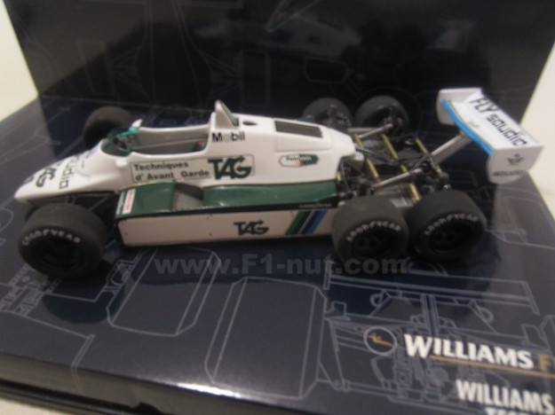 1:43 diecast review: Minichamps Williams FW08B 6 wheel test car | F1 ...
