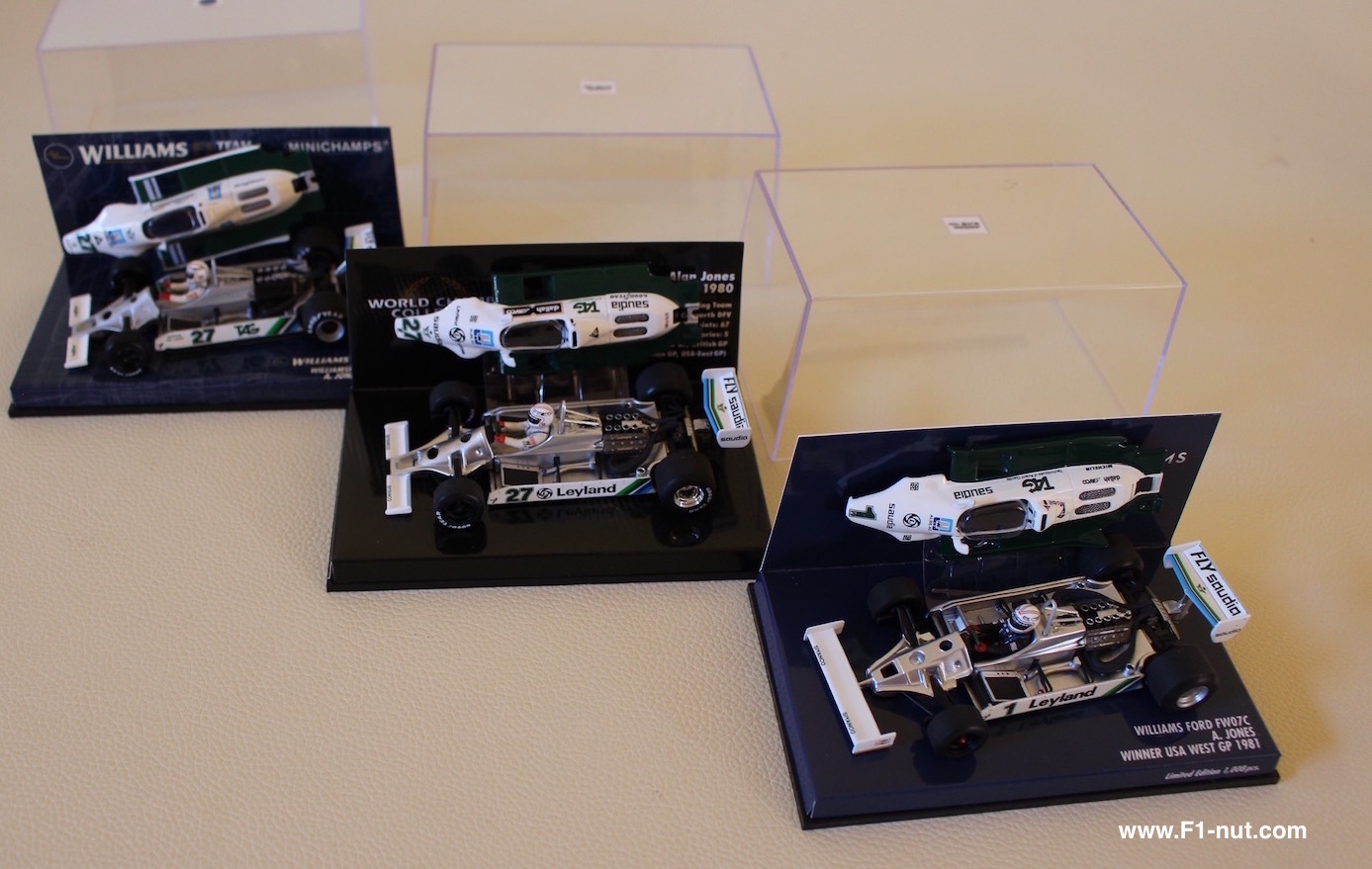 1:43 Diecast Review: Minichamps Williams FW07 series | F1-nut.com
