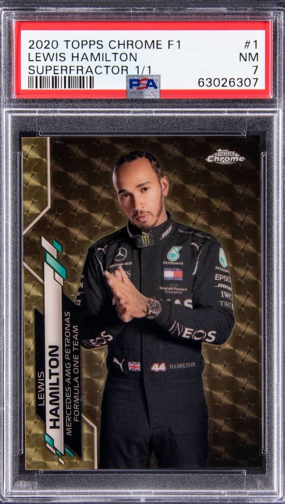 2022 (1H) – Top F1 driver trading card sales | F1-nut.com