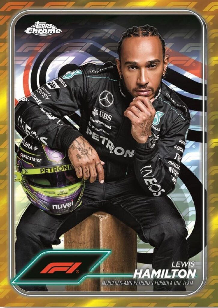 Topps Chrome F1 Logofractor Lewis Hamilton | F1-nut.com